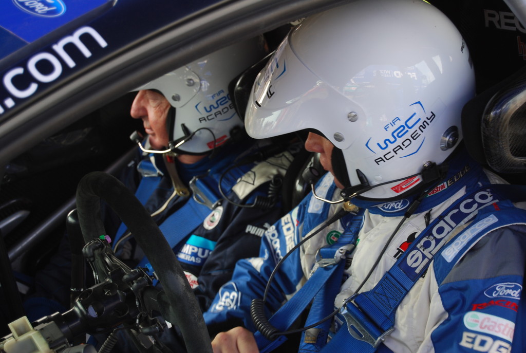 Some photographs of when Nick Mason met Petter Solberg at Carfest North ...