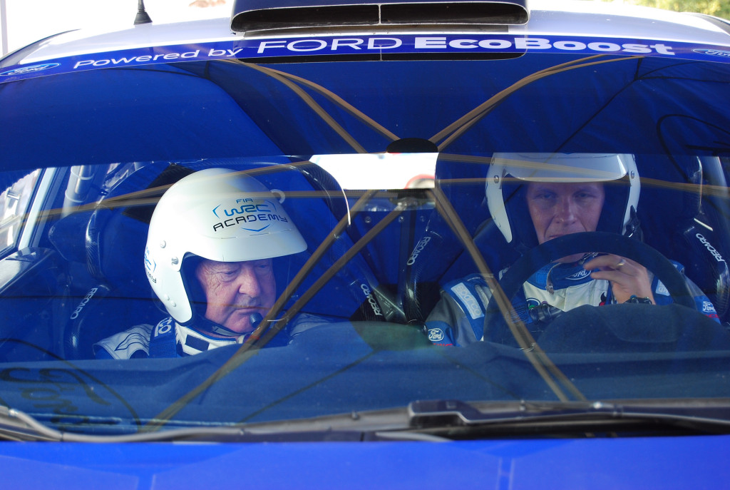 Some photographs of when Nick Mason met Petter Solberg at Carfest North ...
