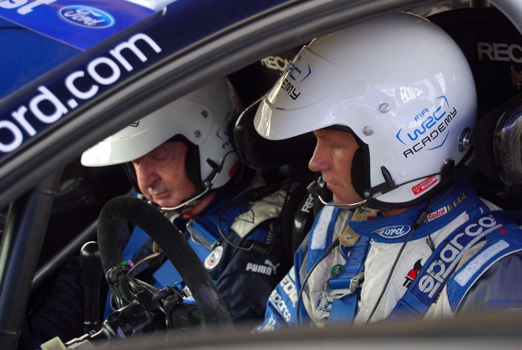 Some photographs of when Nick Mason met Petter Solberg at Carfest North ...