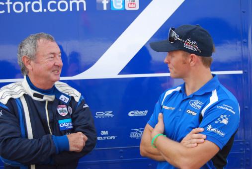 Some photographs of when Nick Mason met Petter Solberg at Carfest North ...