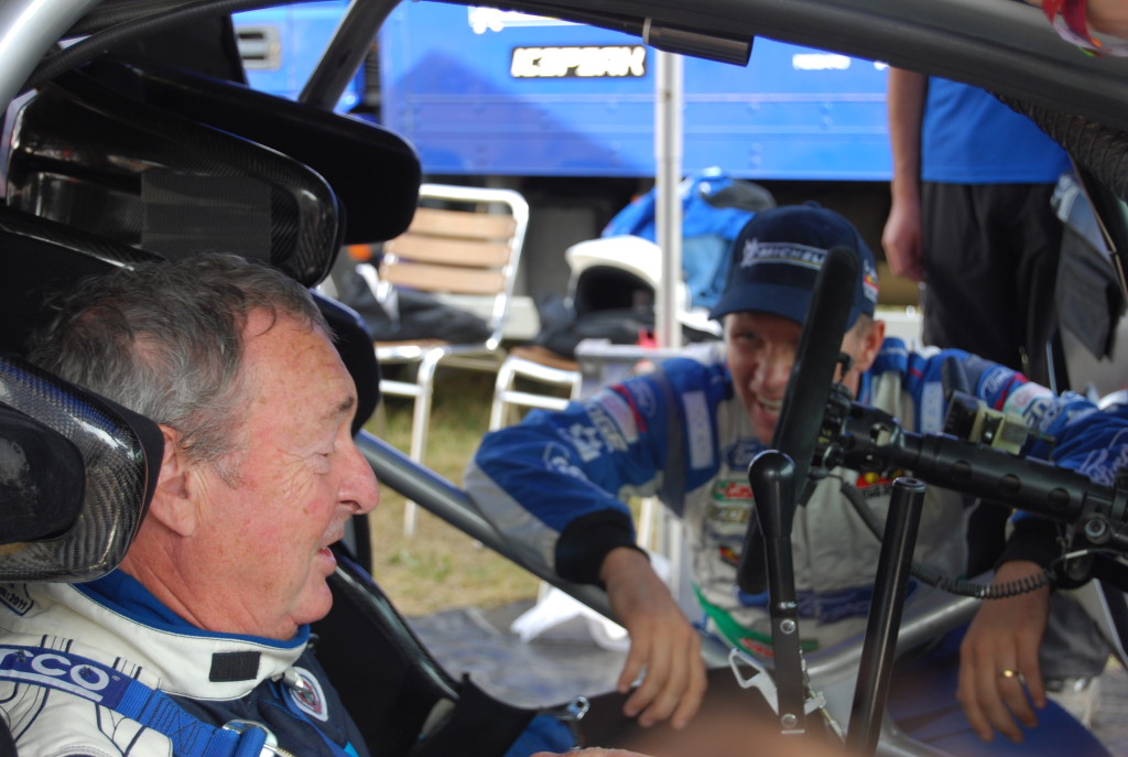 Some photographs of when Nick Mason met Petter Solberg at Carfest North ...