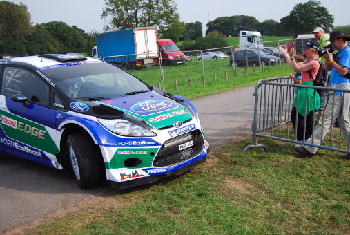 Some photographs of when Nick Mason met Petter Solberg at Carfest North ...